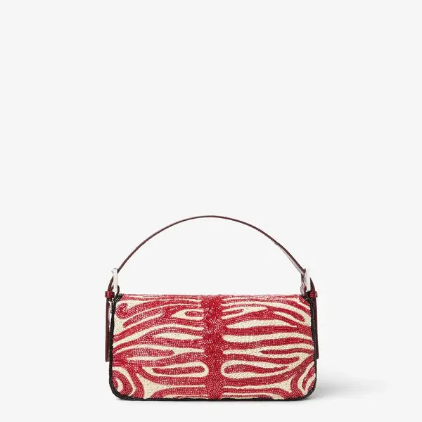 Fendi Baguette® 26424 Raffia And Bead Re Edition Bag